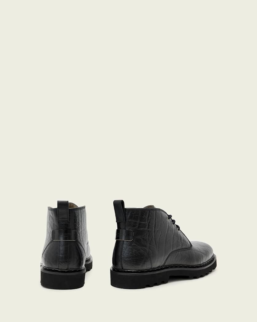 Skiff Boots BLACK GRAIN | ALLSAINTS US